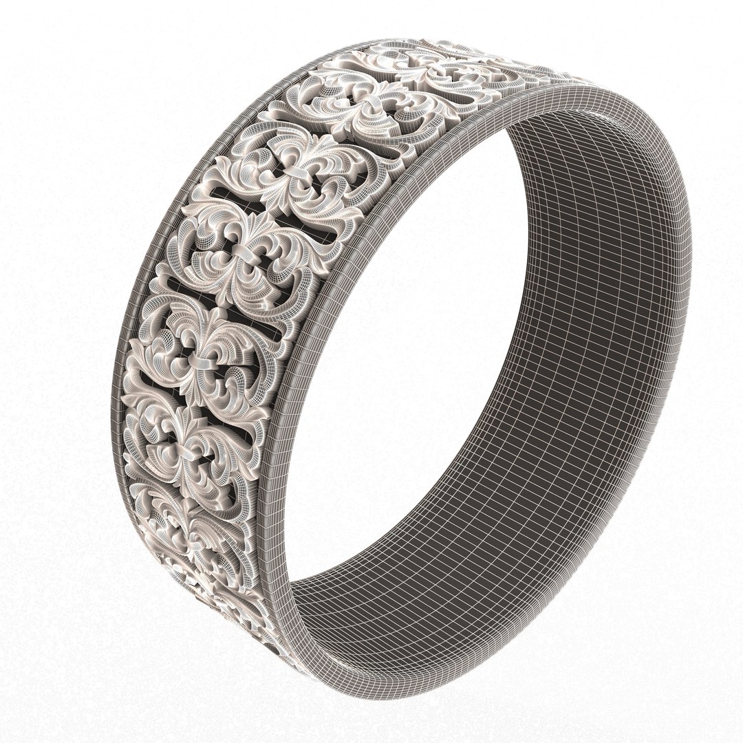 Jewellery Ring 03 Chrome 3D Model - TurboSquid 2138274