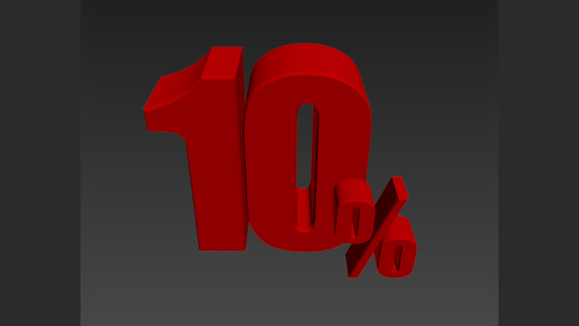 3D Sign percent - TurboSquid 1819630