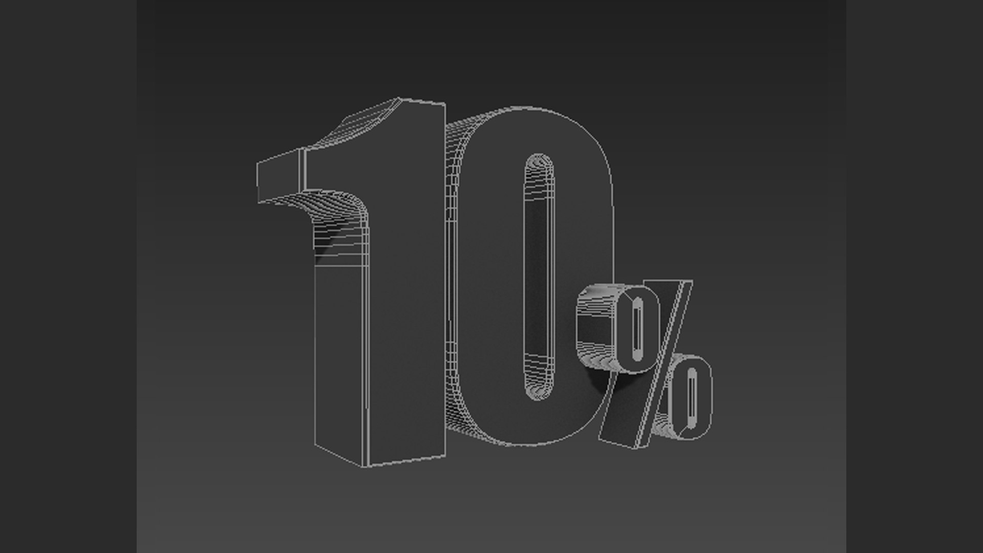 3D Sign percent - TurboSquid 1819630