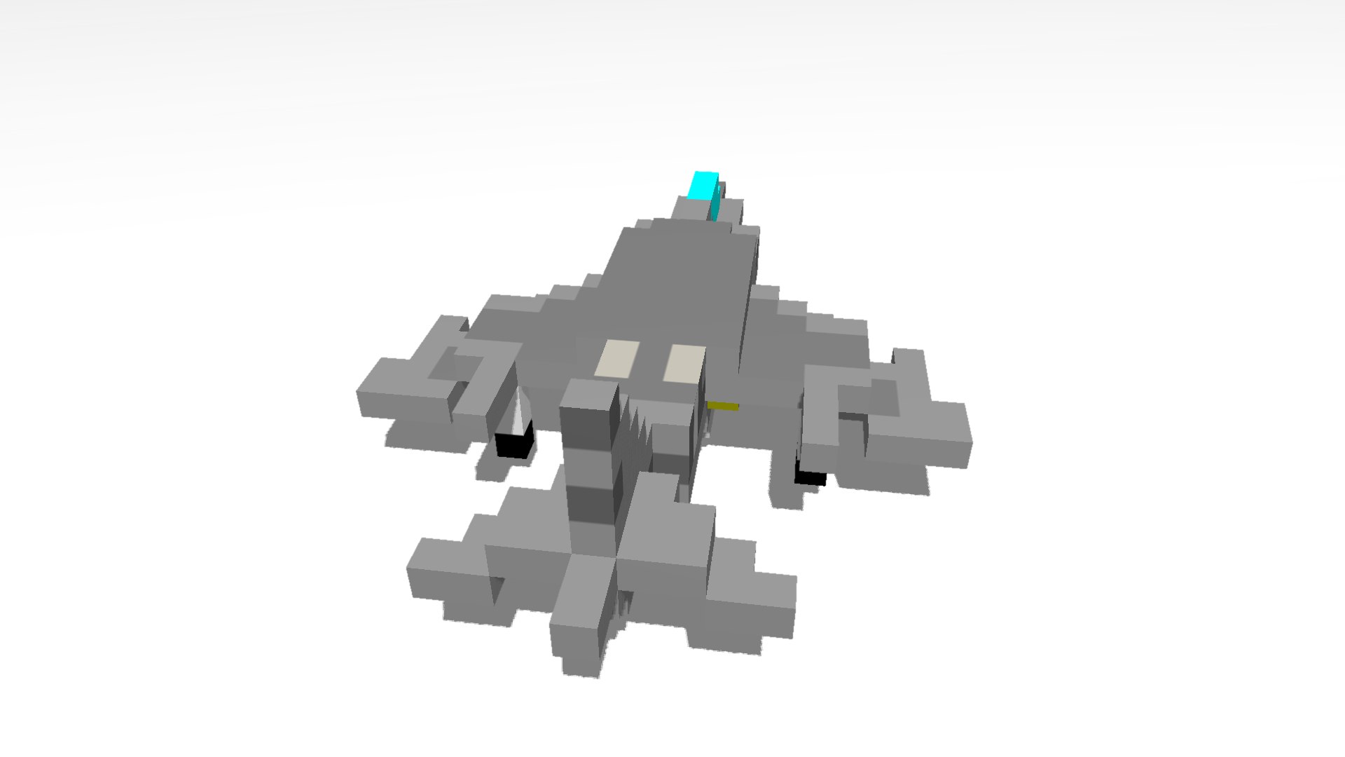 AV8B Harrier - pixelated 3D model - TurboSquid 1966680