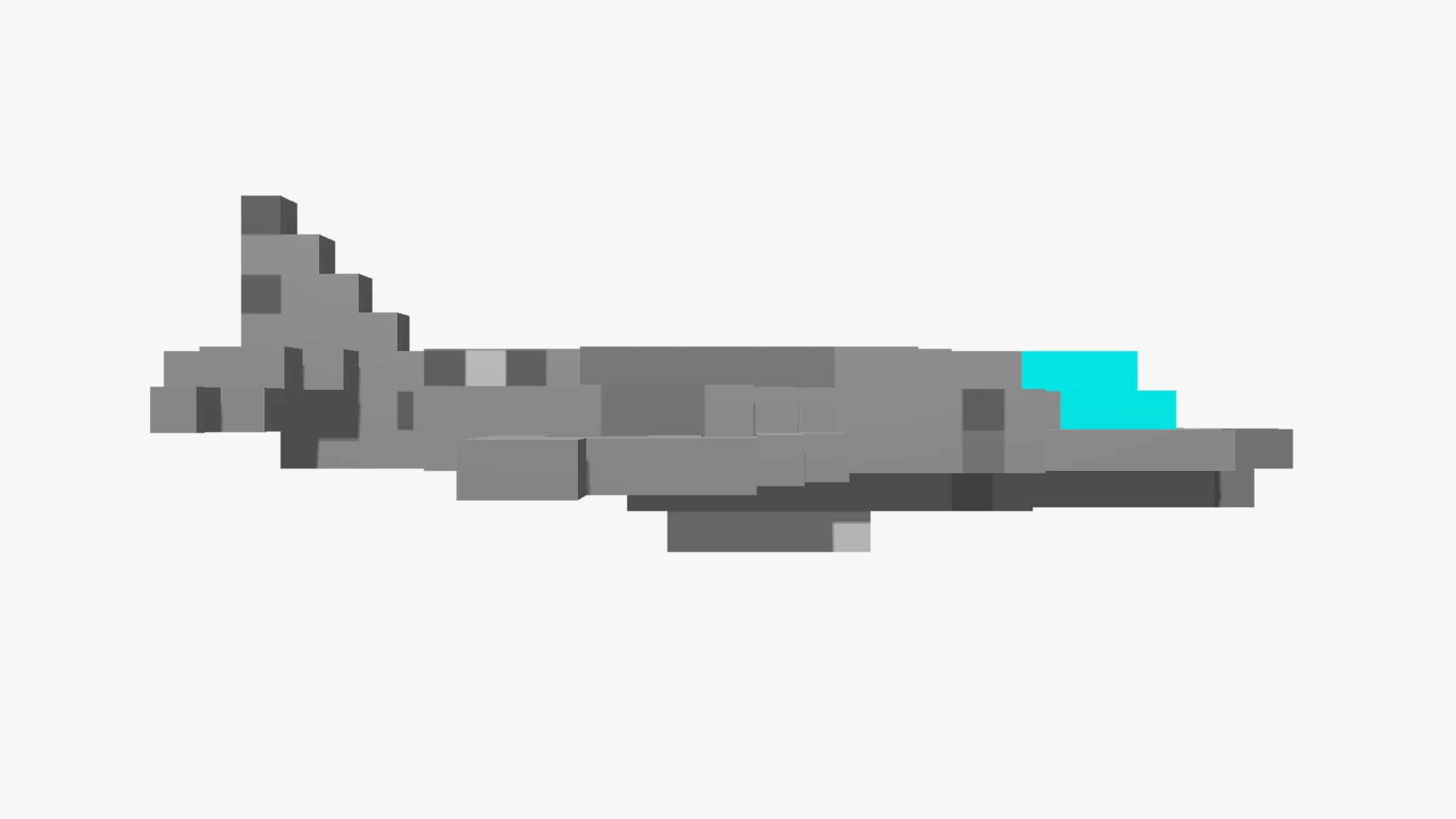 AV8B Harrier - pixelated 3D model - TurboSquid 1966680