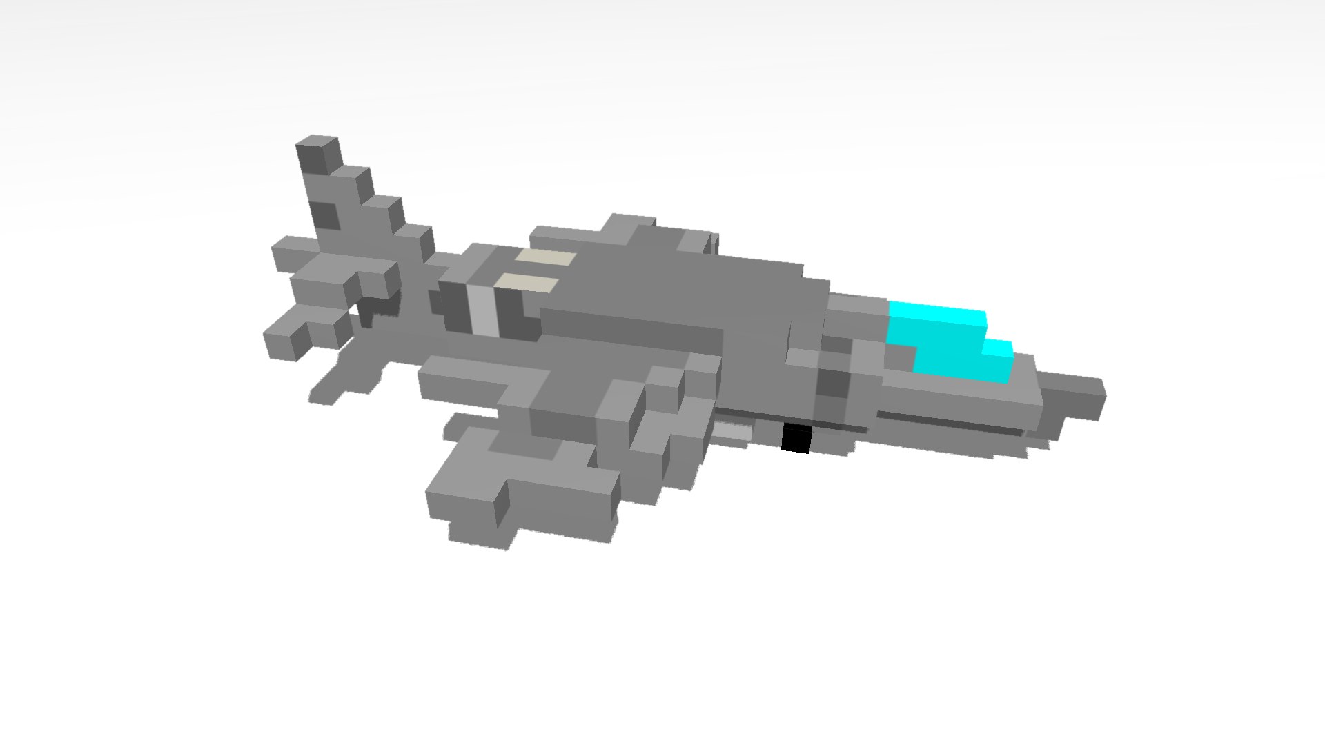 AV8B Harrier - pixelated 3D model - TurboSquid 1966680