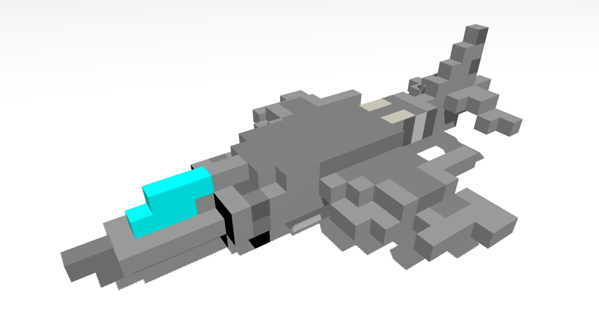 AV8B Harrier - pixelated 3D model - TurboSquid 1966680