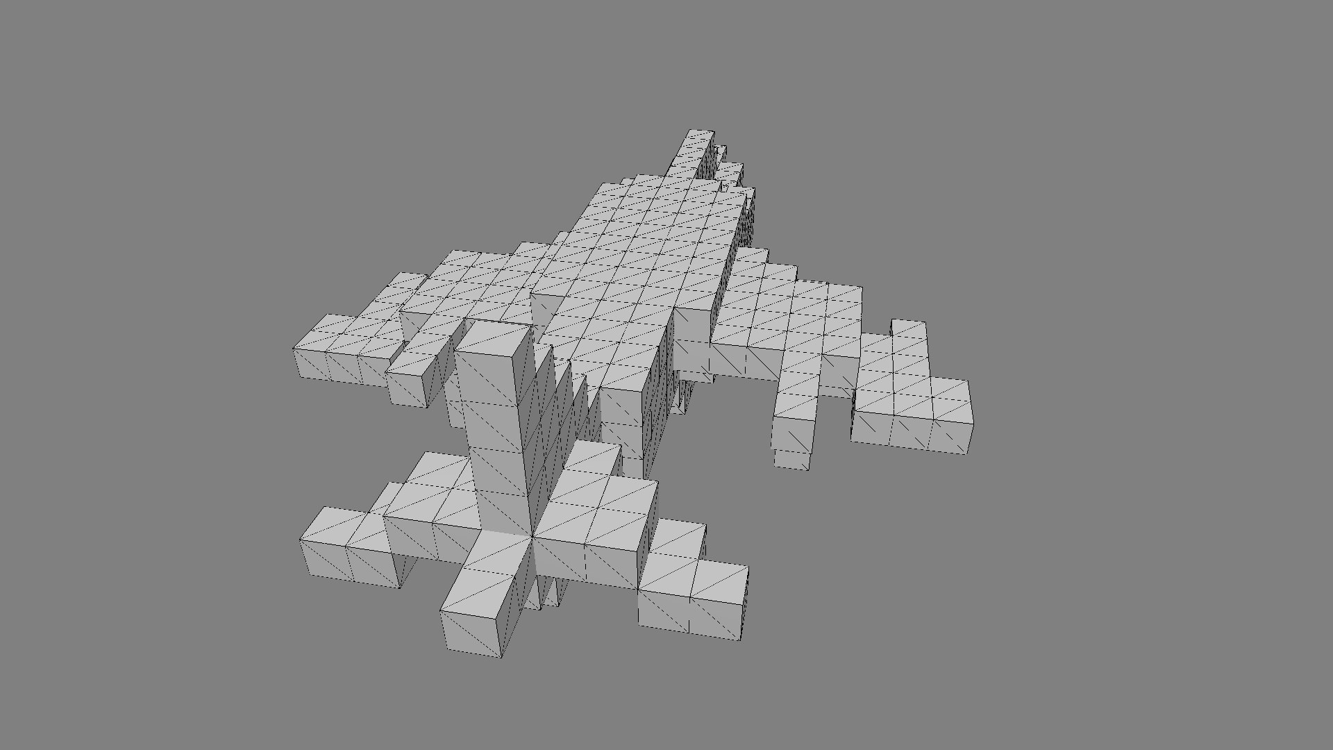 AV8B Harrier - pixelated 3D model - TurboSquid 1966680