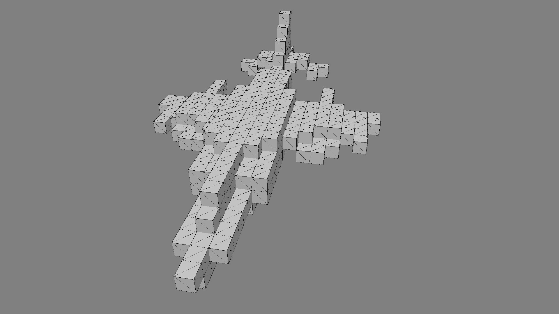 AV8B Harrier - pixelated 3D model - TurboSquid 1966680