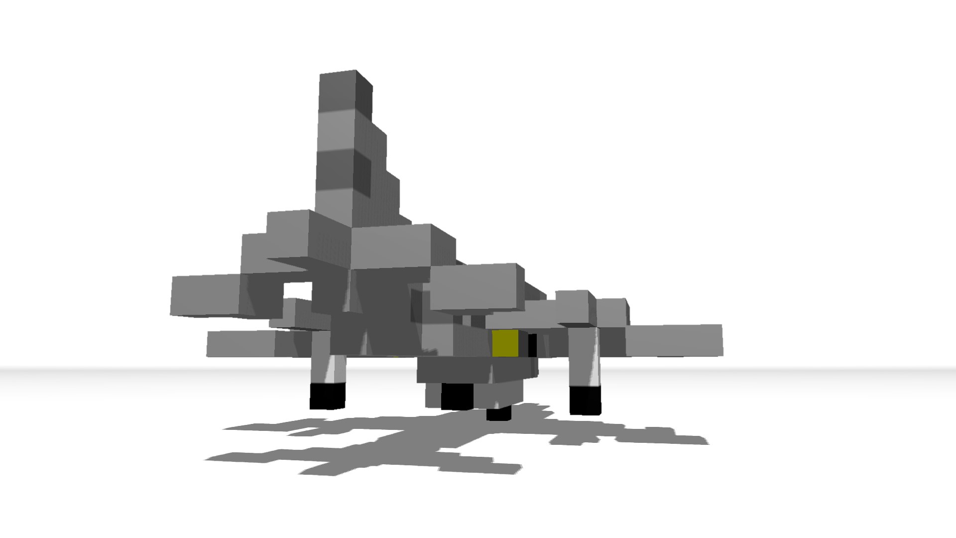 AV8B Harrier - pixelated 3D model - TurboSquid 1966680