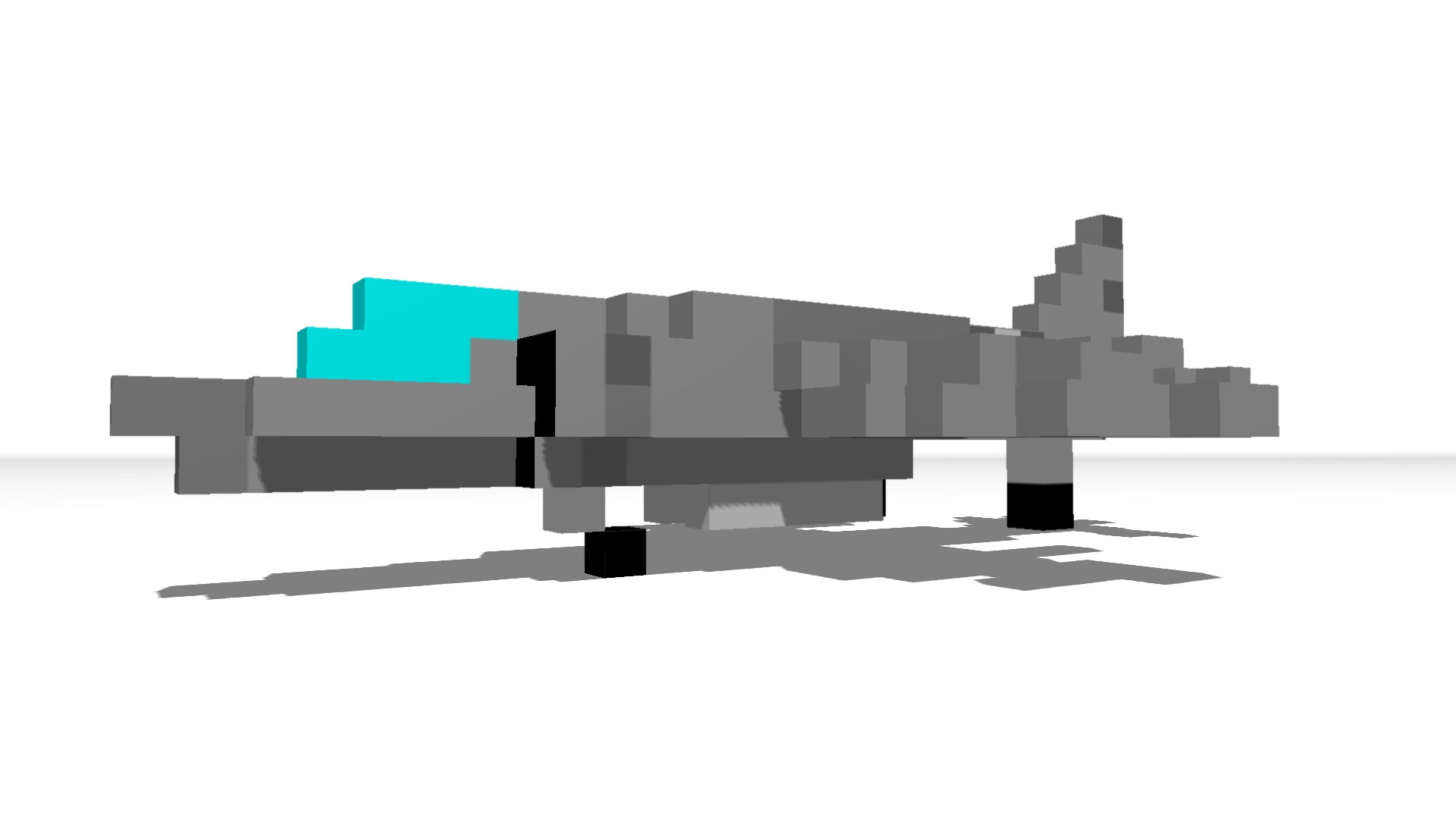 AV8B Harrier - pixelated 3D model - TurboSquid 1966680