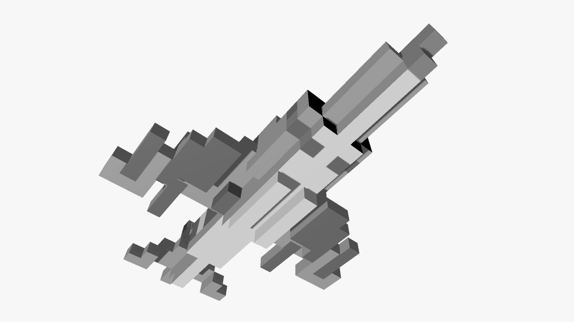 AV8B Harrier - pixelated 3D model - TurboSquid 1966680