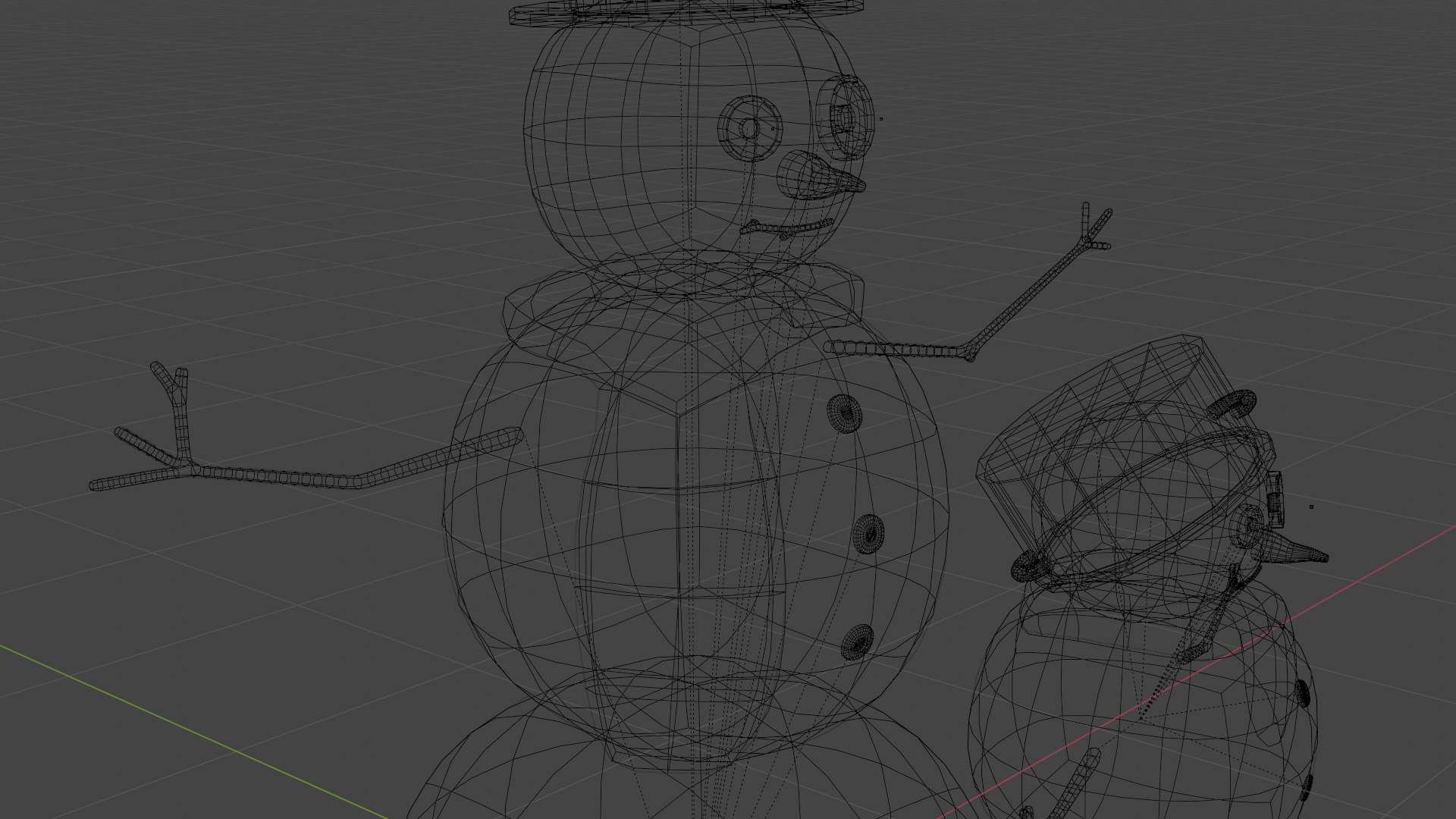 3D Snowman - TurboSquid 2170671