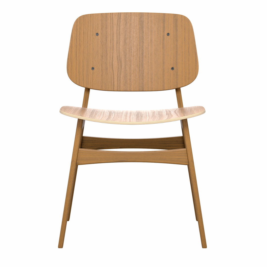 Soborg Chair Wood Fredericia 3D - TurboSquid 1546076