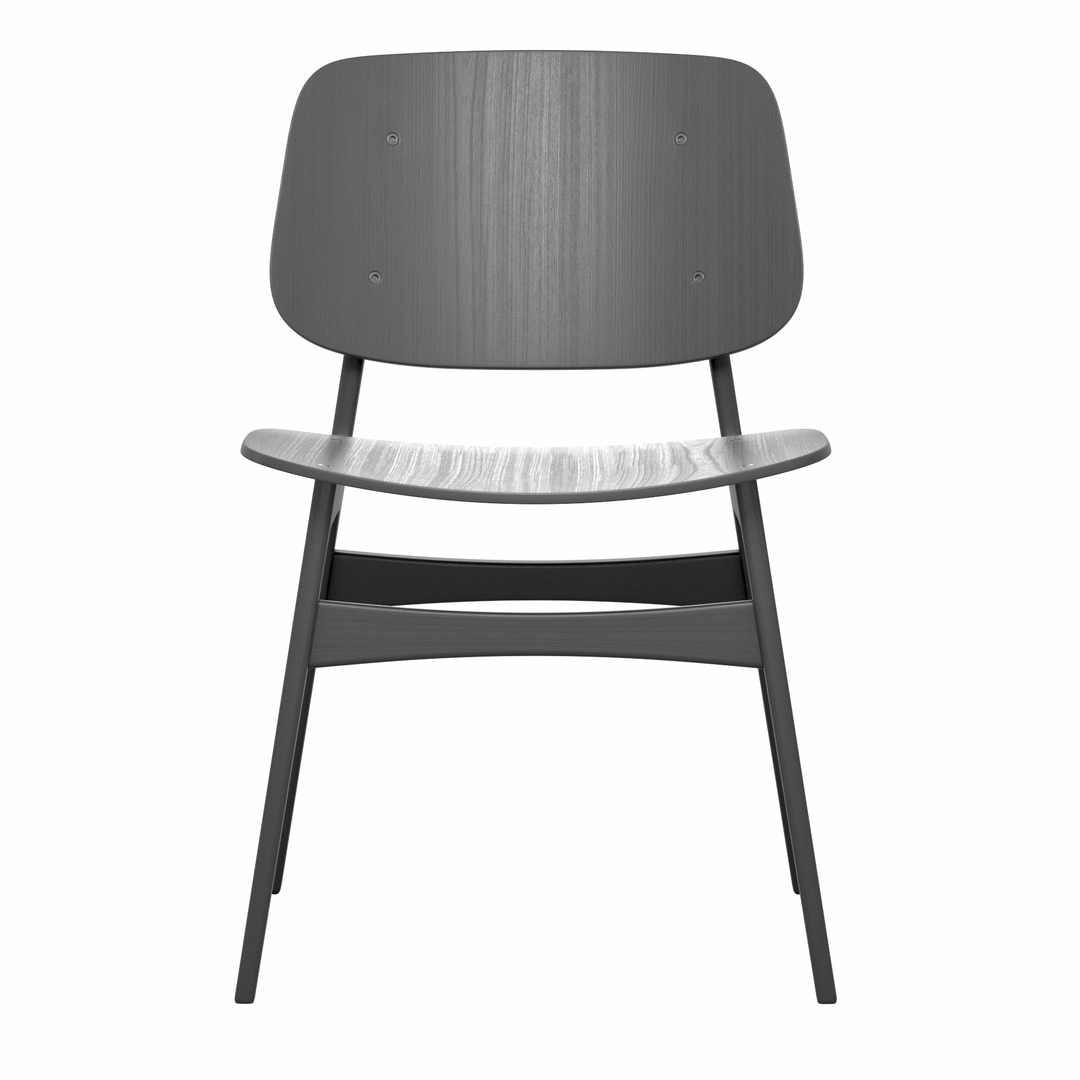 Soborg Chair Wood Fredericia 3D - TurboSquid 1546076