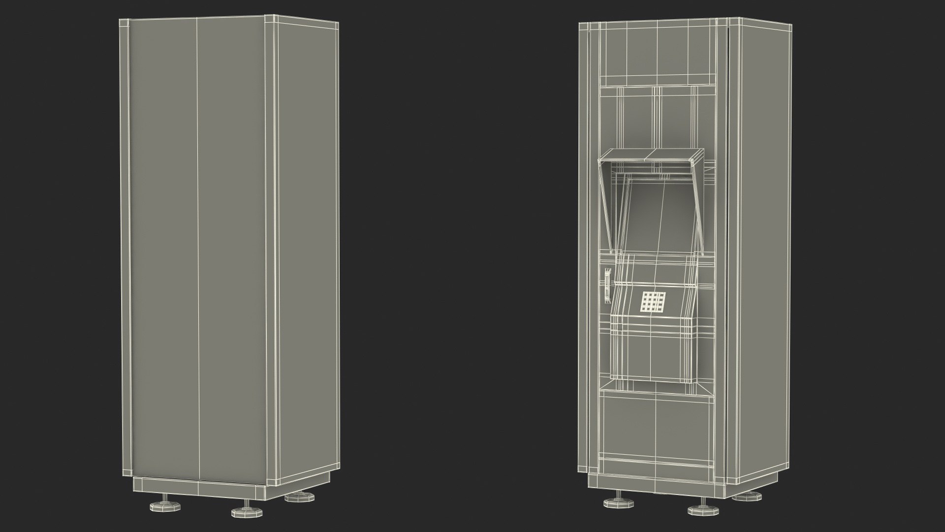3D postomat terminal post model - TurboSquid 1494523