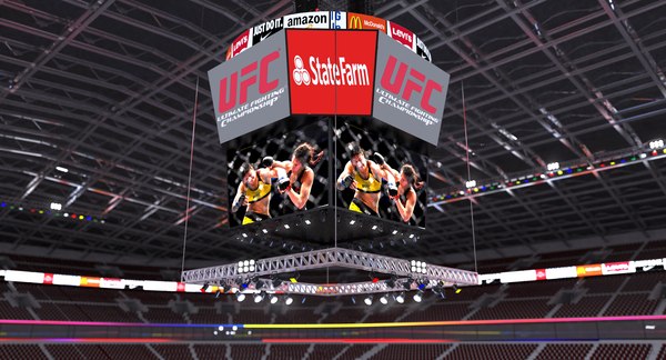 modelo 3d Estadio ufc - TurboSquid 1301630