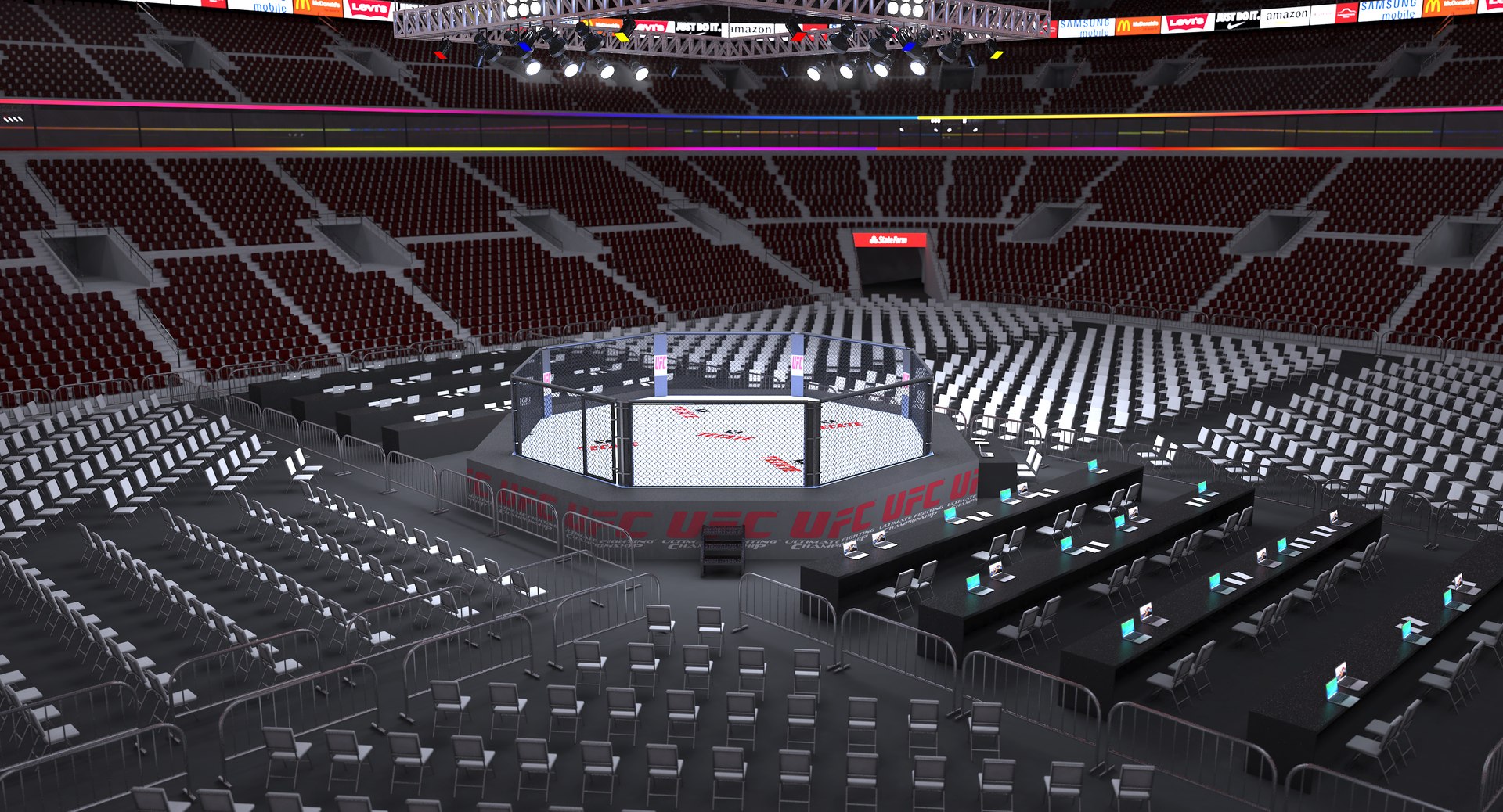 3D stadium ufc - TurboSquid 1301630
