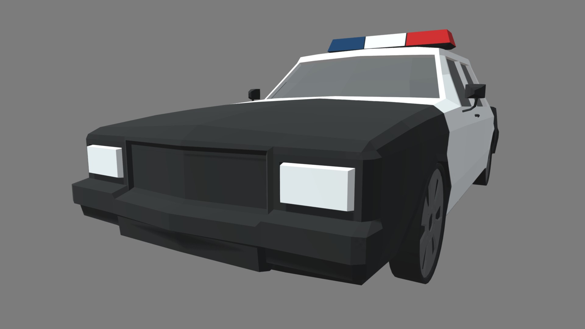 Low Poly Police Car 01 3D Model - TurboSquid 2175383