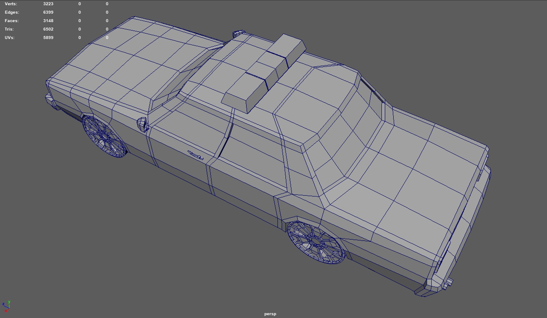 Low Poly Police Car 01 3D Model - TurboSquid 2175383