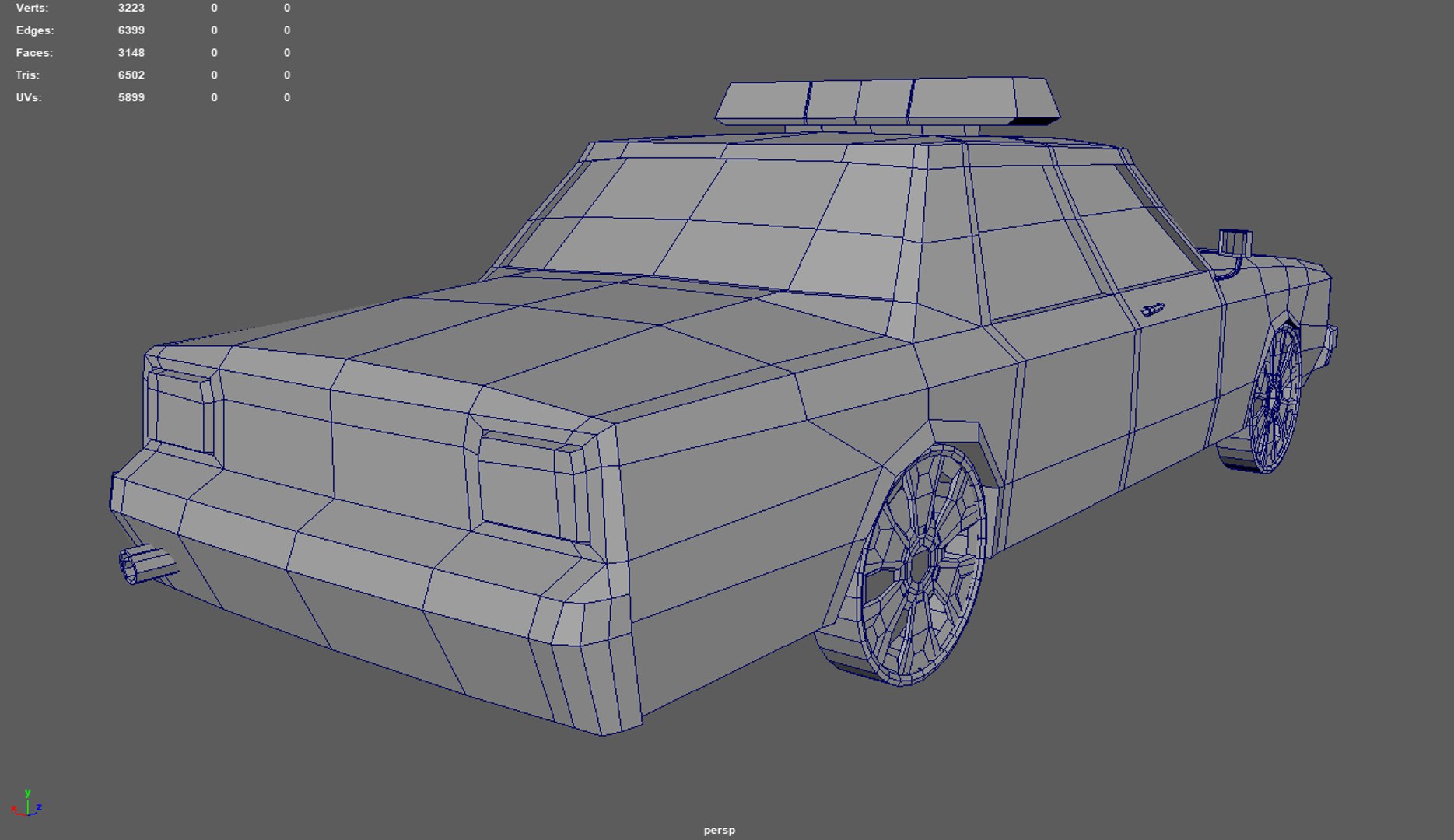 Low Poly Police Car 01 3D Model - TurboSquid 2175383