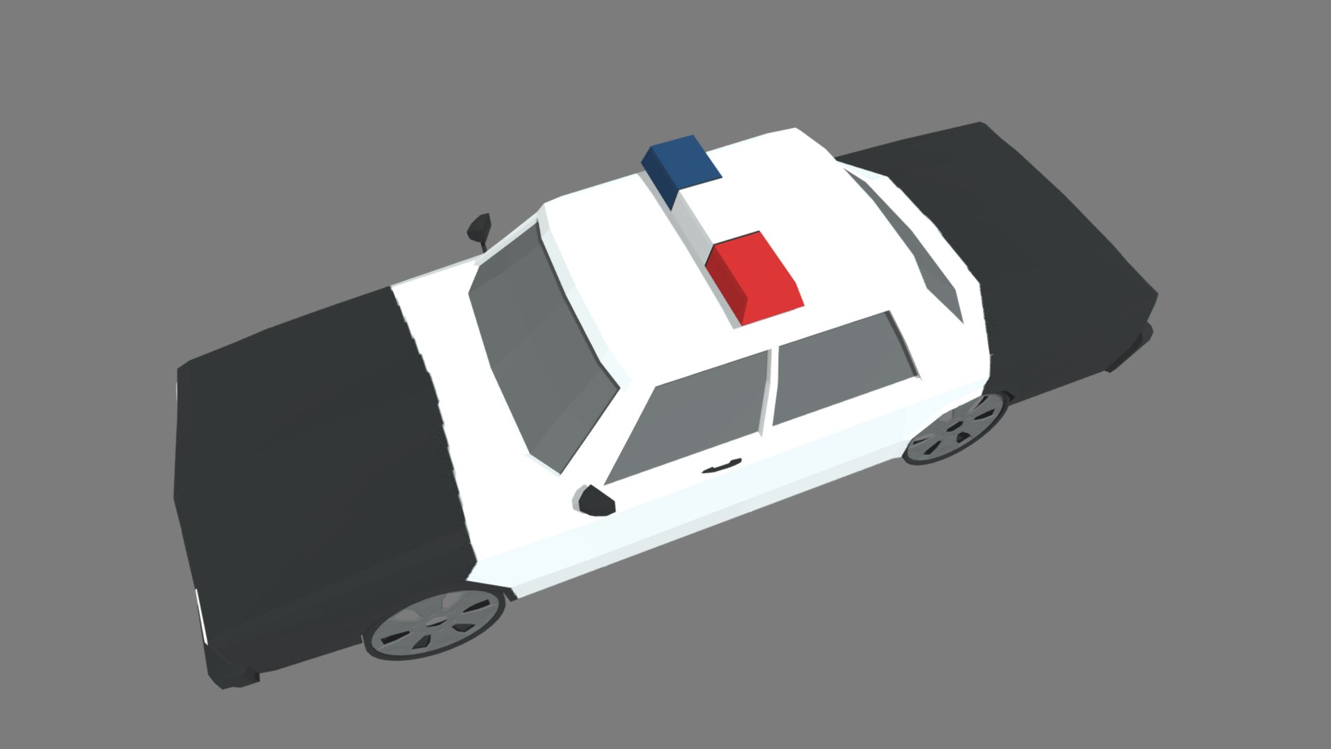 Low Poly Police Car 01 3D Model - TurboSquid 2175383