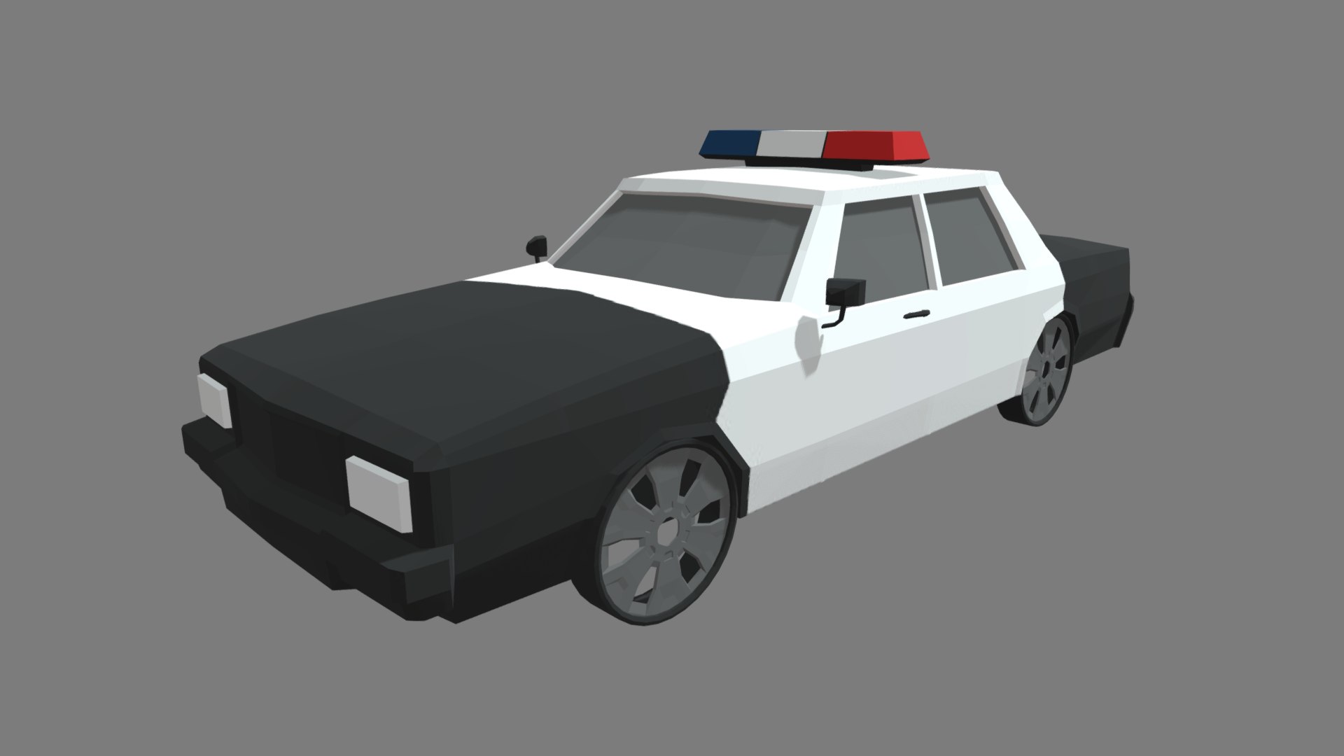 Low Poly Police Car 01 3D Model - TurboSquid 2175383