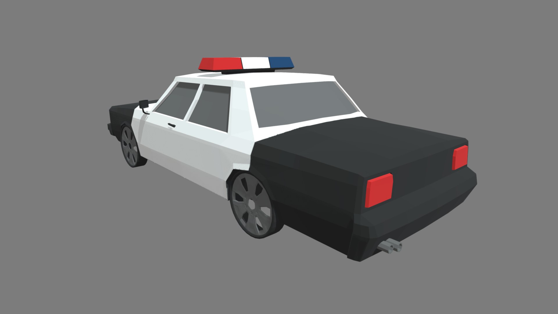 Low Poly Police Car 01 3D Model - TurboSquid 2175383