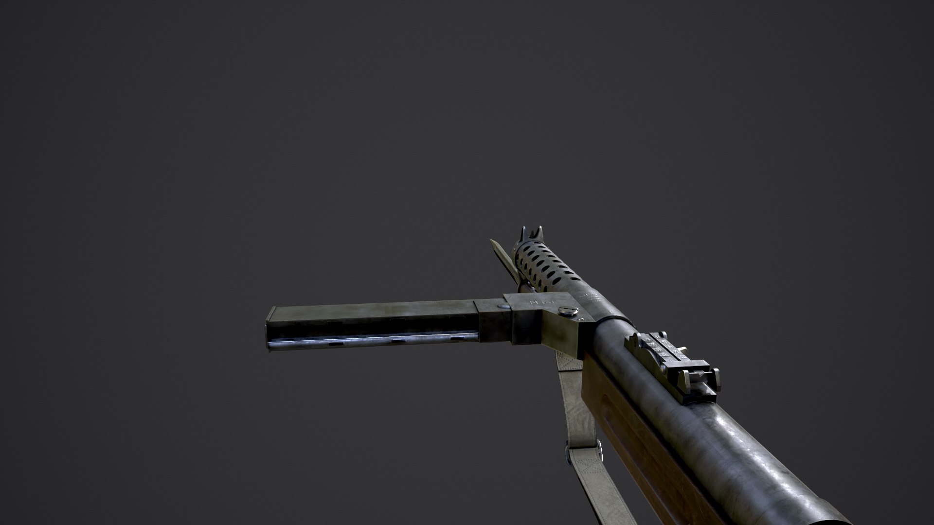 3D Schmeisser MP-28 Rifle Game Ready Weapon FPS Asset Low-poly 3D Model ...