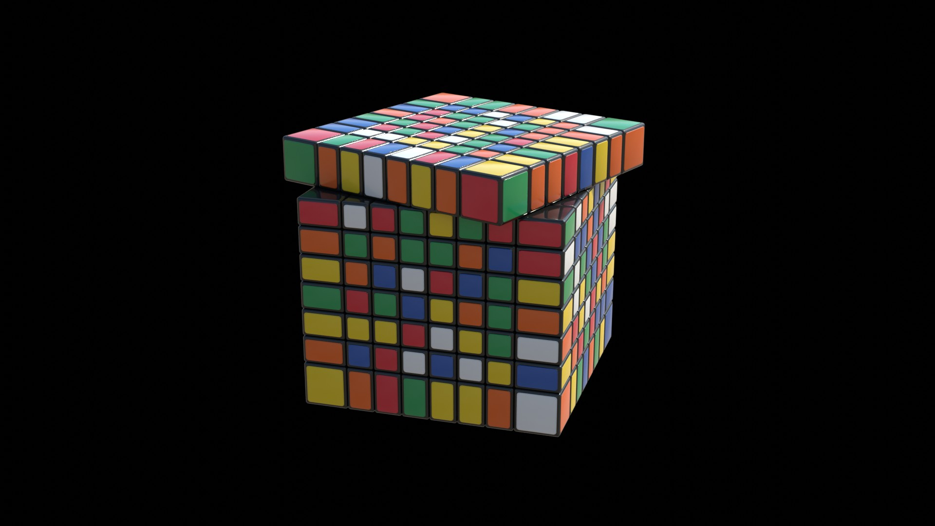 3D Animated Rubiks Cube - TurboSquid 2118967