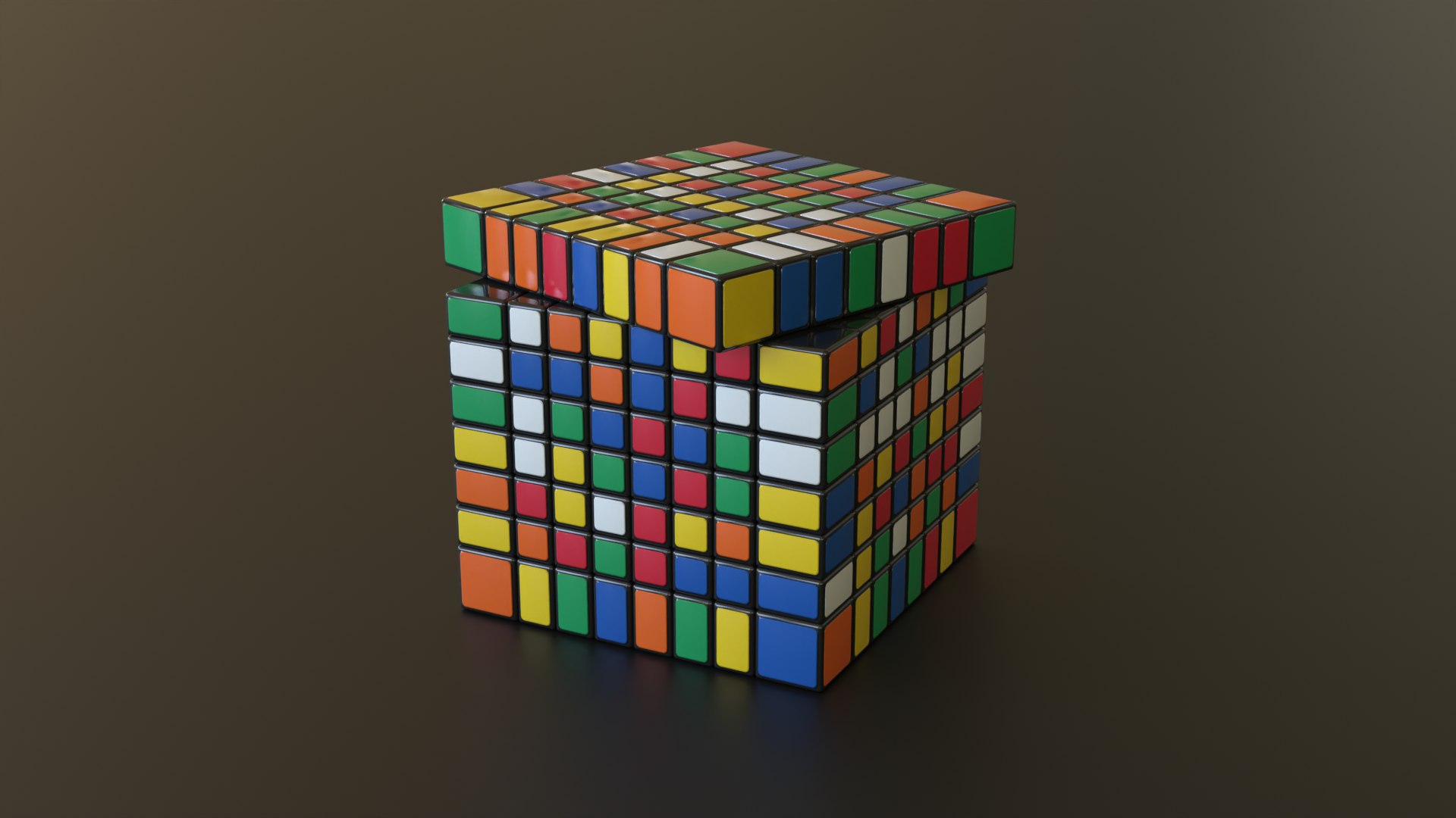 3D Animated Rubiks Cube - TurboSquid 2118967