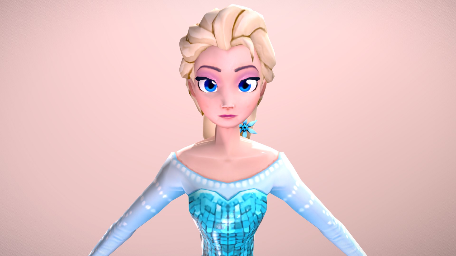 Elsa - Disney Magic Kingdoms 3D Model - TurboSquid 2235819
