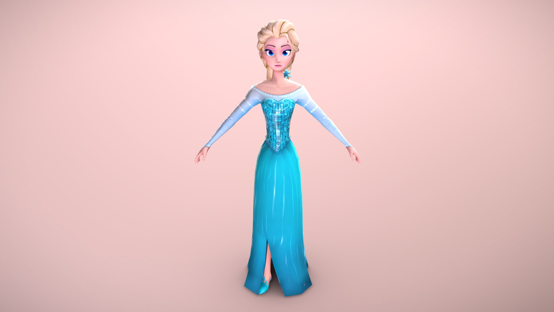 Elsa - Disney Magic Kingdoms 3D Model - TurboSquid 2235819