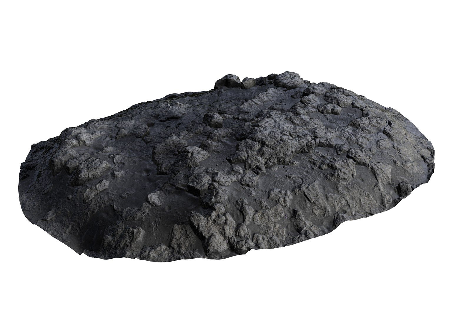 Iceland Basalt Ground 3D Model - TurboSquid 1606453
