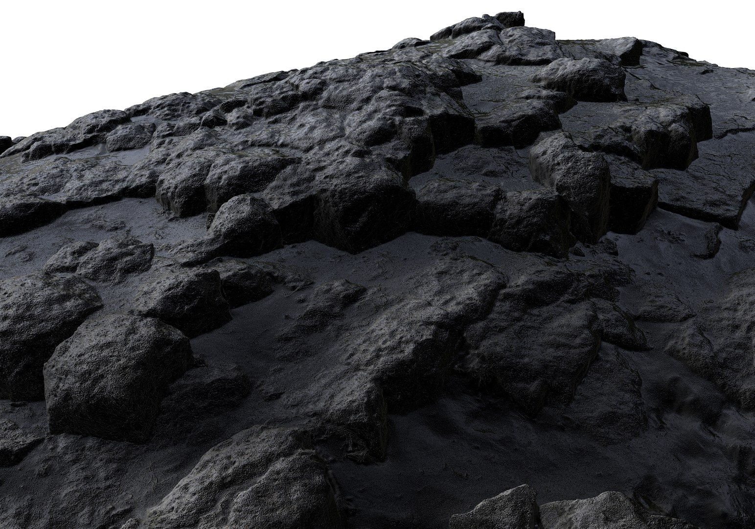 Iceland Basalt Ground 3D Model - TurboSquid 1606453