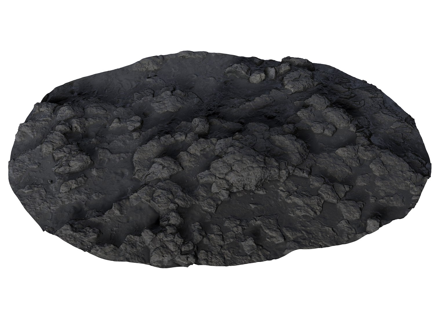 Iceland Basalt Ground 3D Model - TurboSquid 1606453