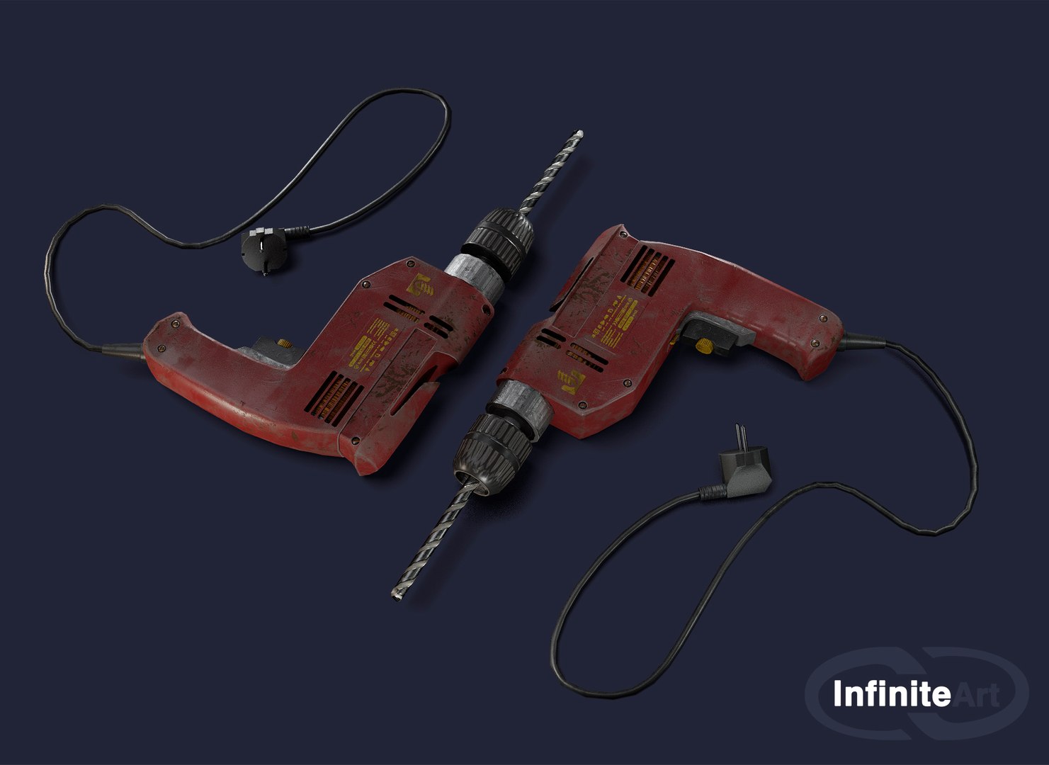 Drill 3D Model - TurboSquid 1826983