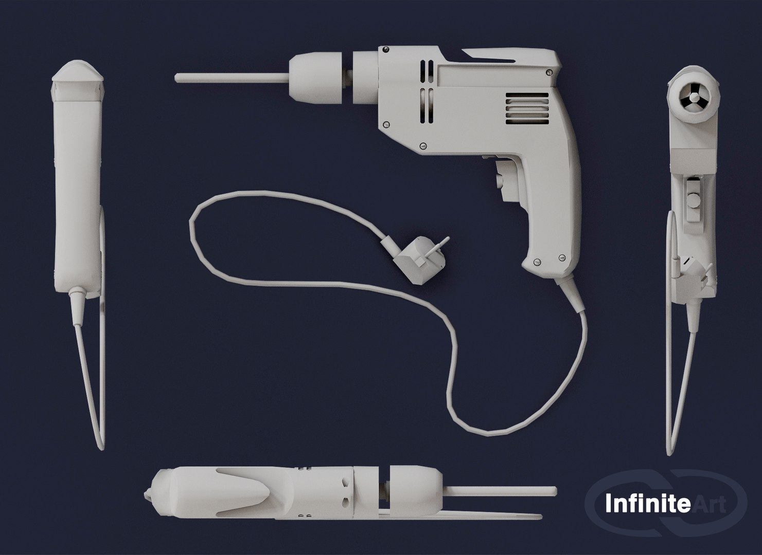 Drill 3D Model - TurboSquid 1826983