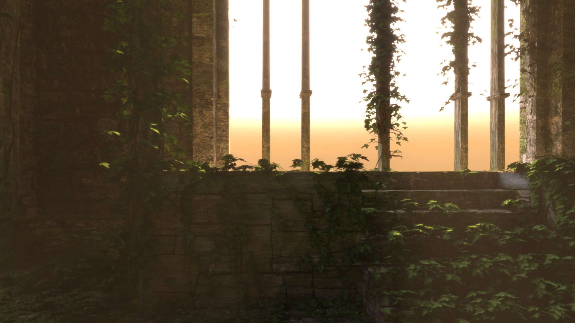 Ruins Interior Scene 3D Model - TurboSquid 1352926