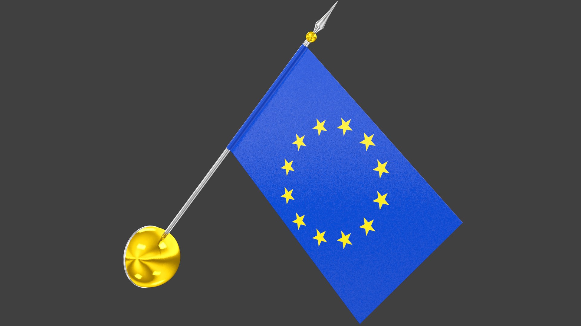 Flag of Europe V9 3D model - TurboSquid 1874358