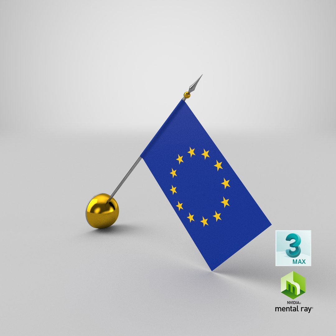 Flag of Europe V9 3D model - TurboSquid 1874358