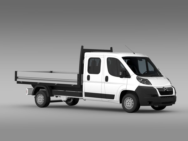 3d citroen relay crew cab model