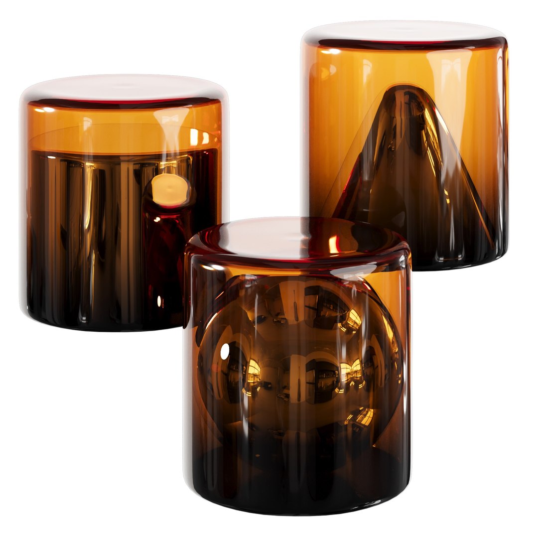 3D Geometrie Liquide Table Set From By Kolkhoze 3D Model Model ...