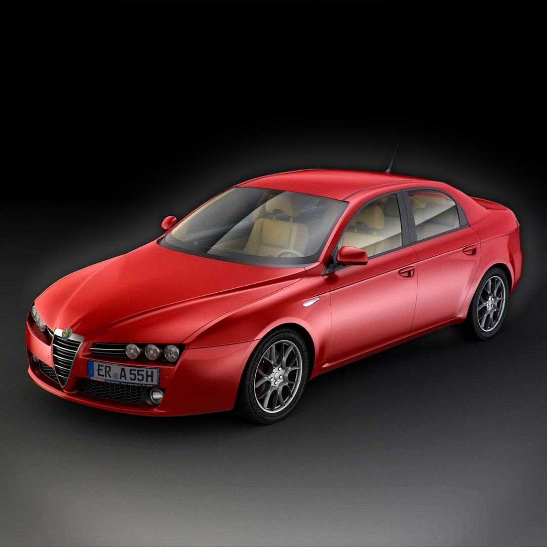 Alfa Romeo 159 Sedan 3d Model