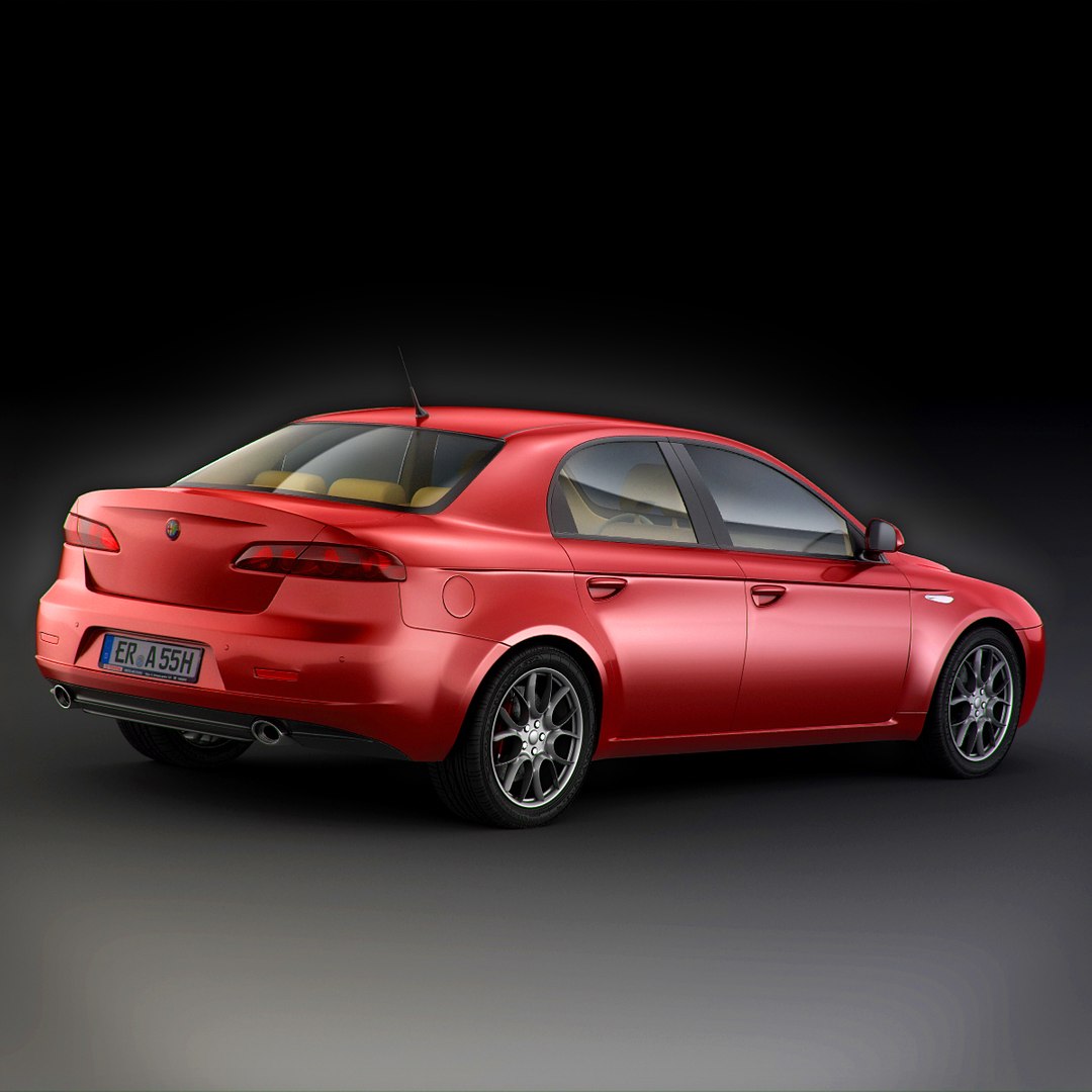 Alfa Romeo 159 Sedan 3d Model