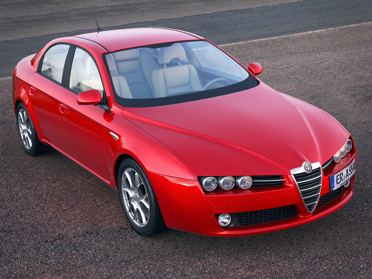 Alfa Romeo 159 Sedan 3d Model