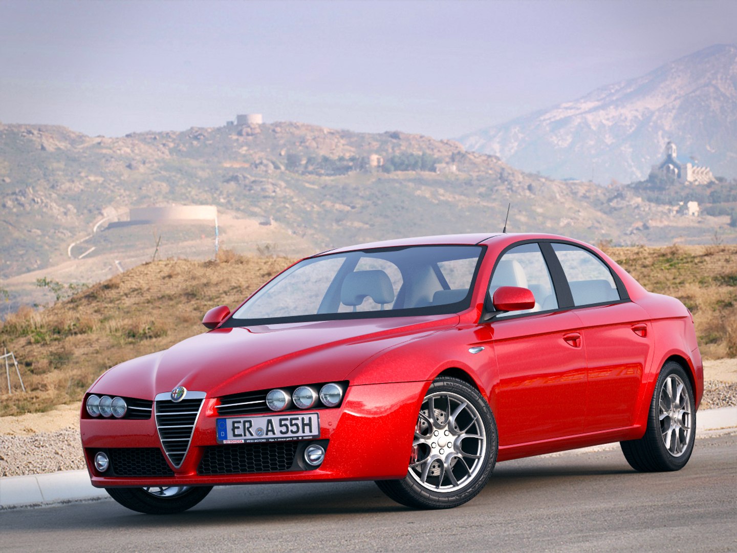 Alfa Romeo 159 Sedan 3d Model