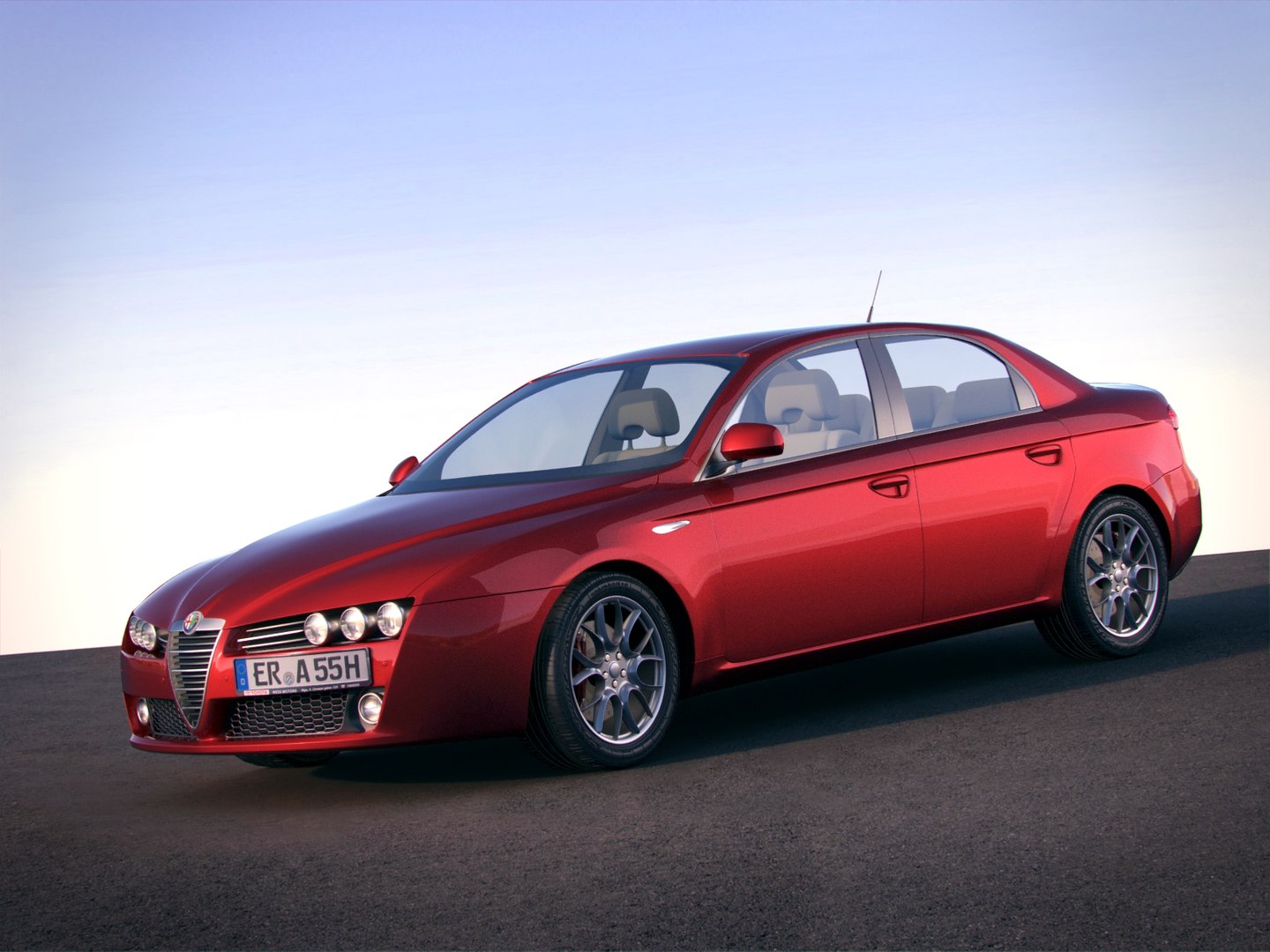 Alfa Romeo 159 Sedan 3d Model