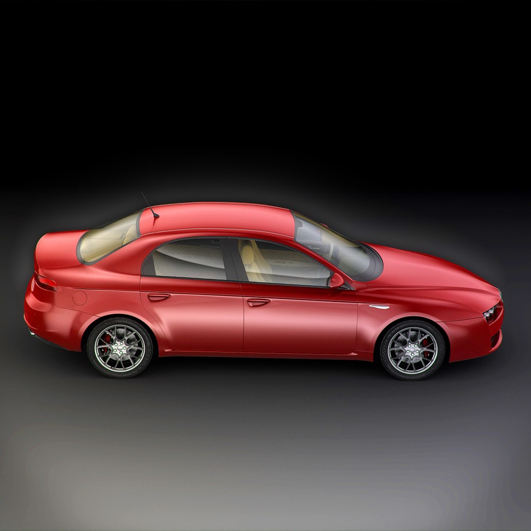 Alfa Romeo 159 Sedan 3d Model