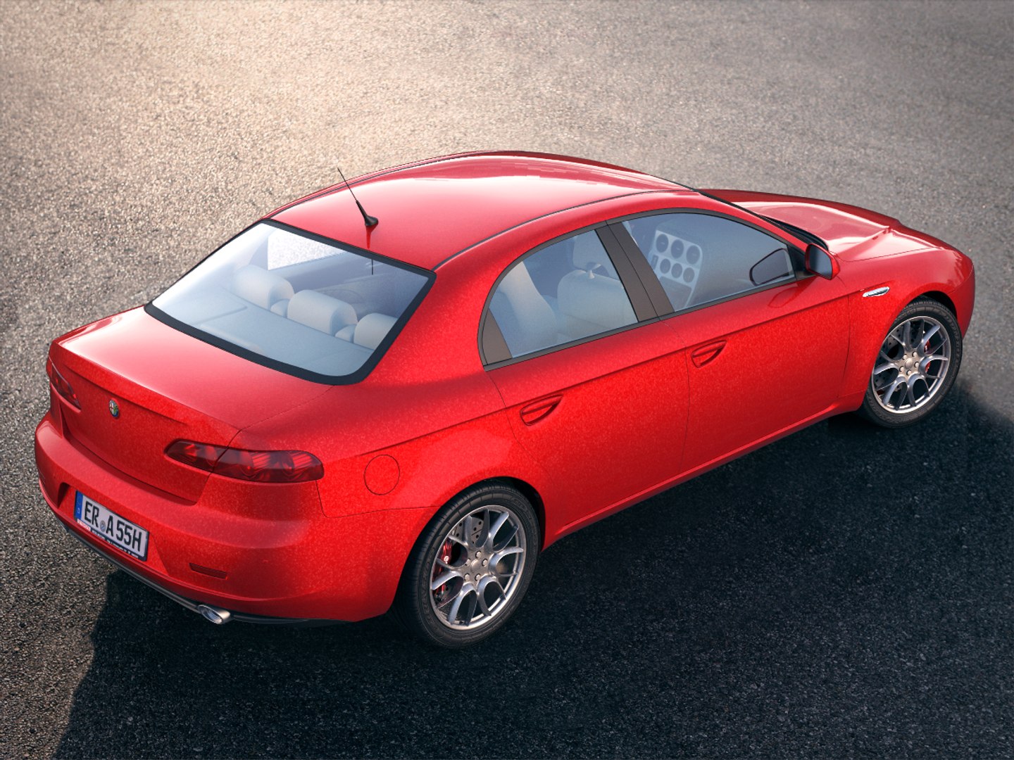 Alfa Romeo 159 Sedan 3d Model