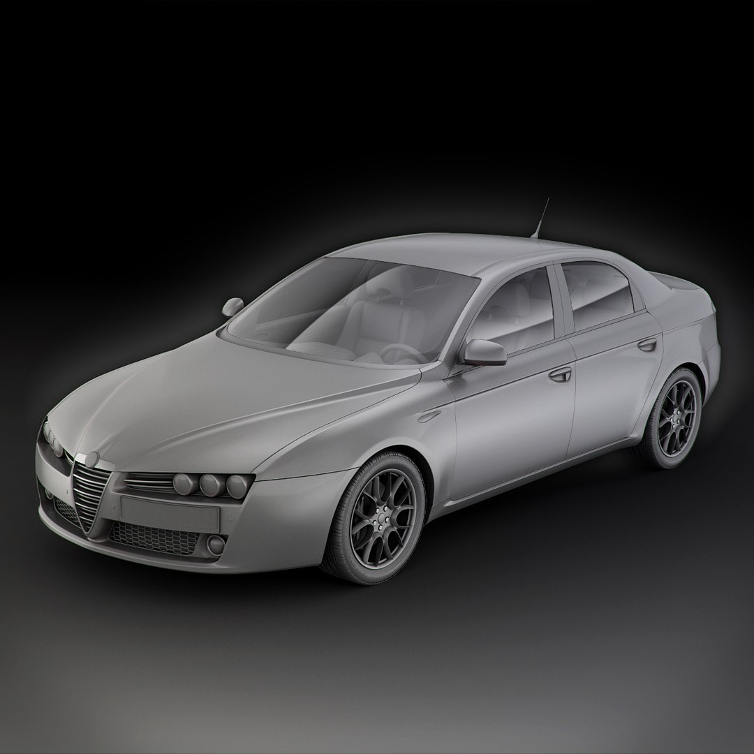Alfa Romeo 159 Sedan 3d Model