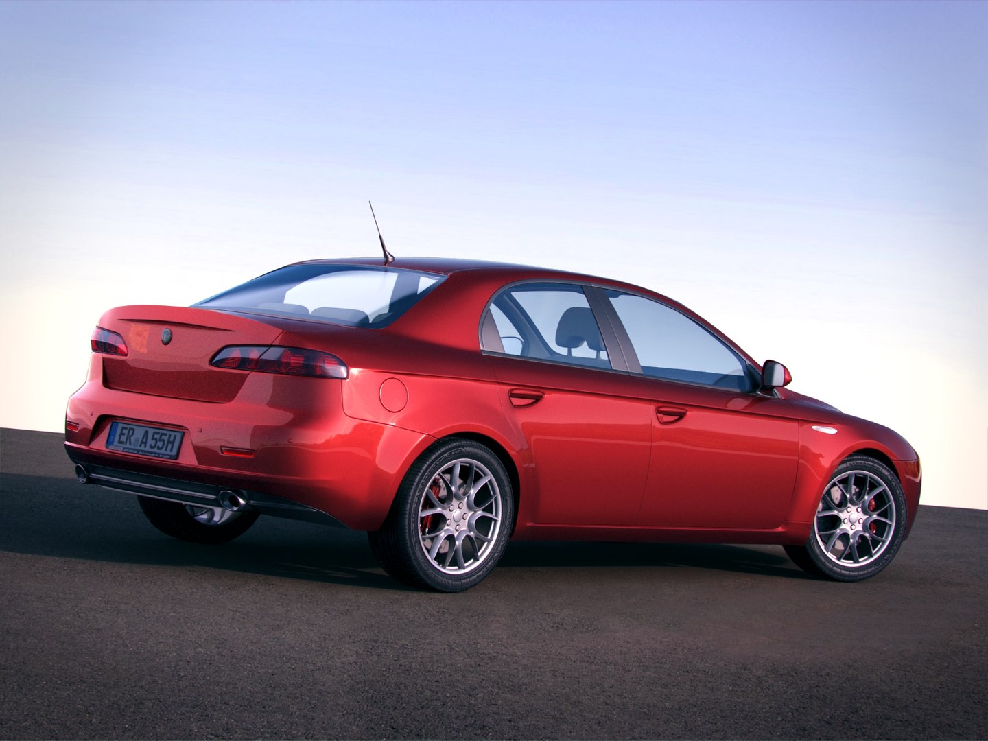 Alfa Romeo 159 Sedan 3d Model