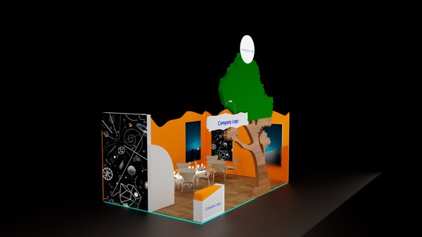 modelo 3d STAND DE EXPOSICIÓN 6X4 - TurboSquid 2093569