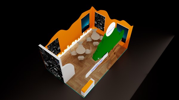 modelo 3d STAND DE EXPOSICIÓN 6X4 - TurboSquid 2093569